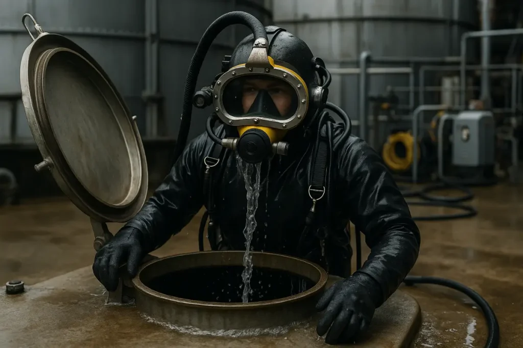 Contamination Diving Services | Underwater Tank Inspection
